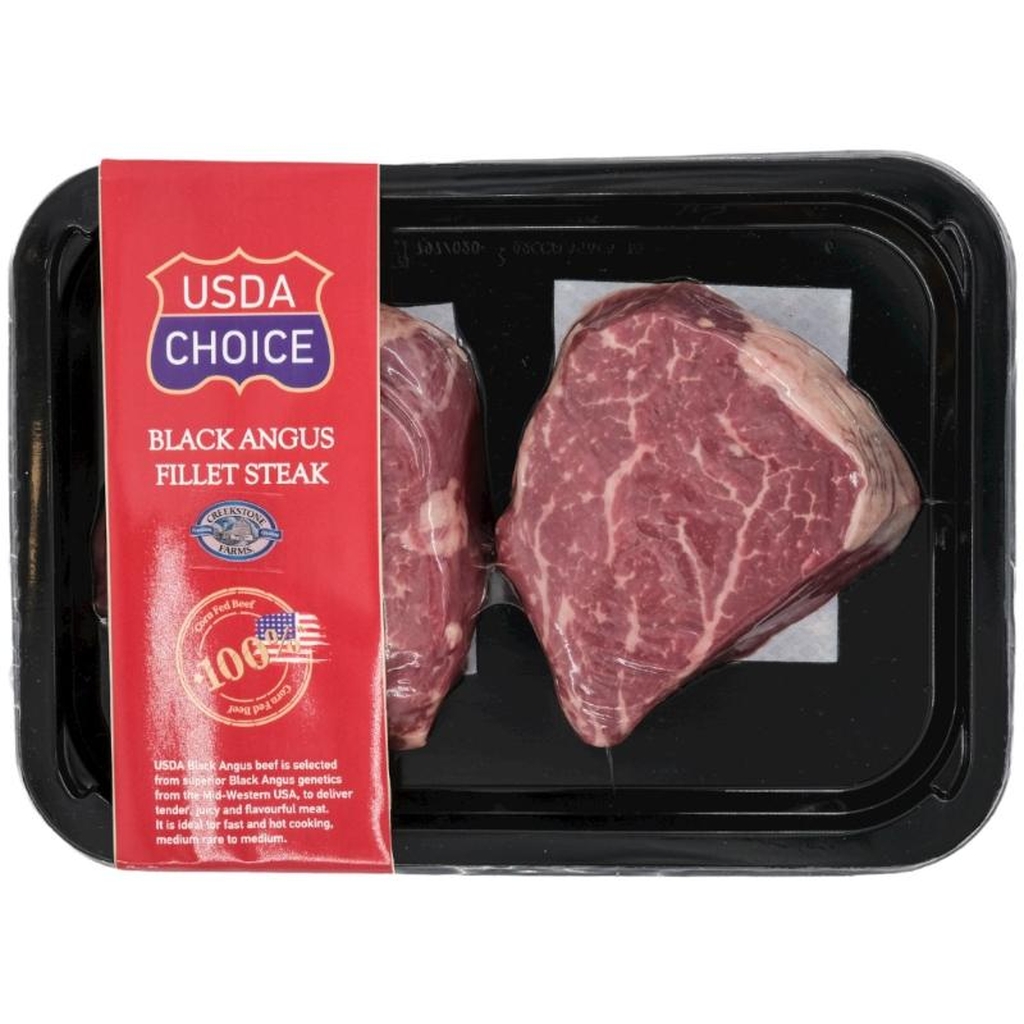 USDA Black Angus Fillet Grain fed 430g